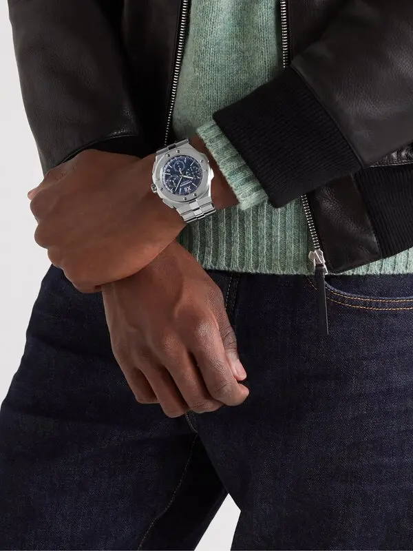 Chopard Alpine Eagle Xl Chrono Automatic 44mm Lucent Steel Watch - Blue