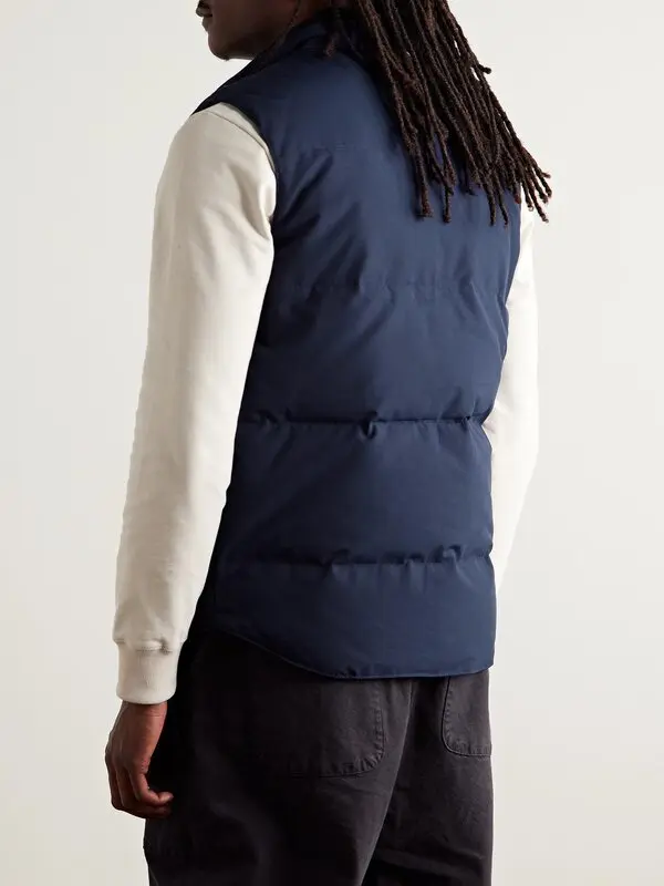 Canada Goose Slim-fit Freestyle Crew Quilted Arctic Tech Down Gilet - Blue