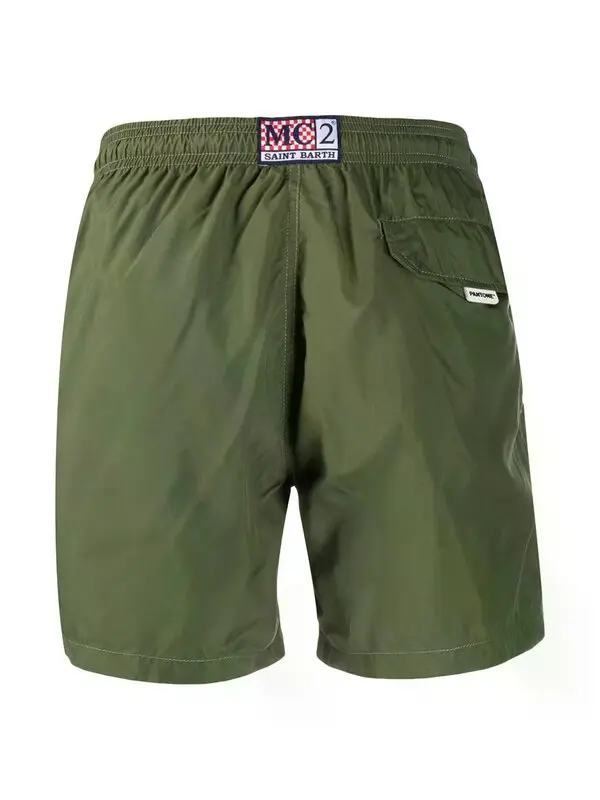 MC2 SAINT BARTH Patone 51 Swim Shorts - Green
