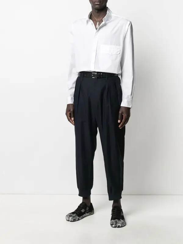 Yohji Yamamoto Flap Pocket Long-length Shirt