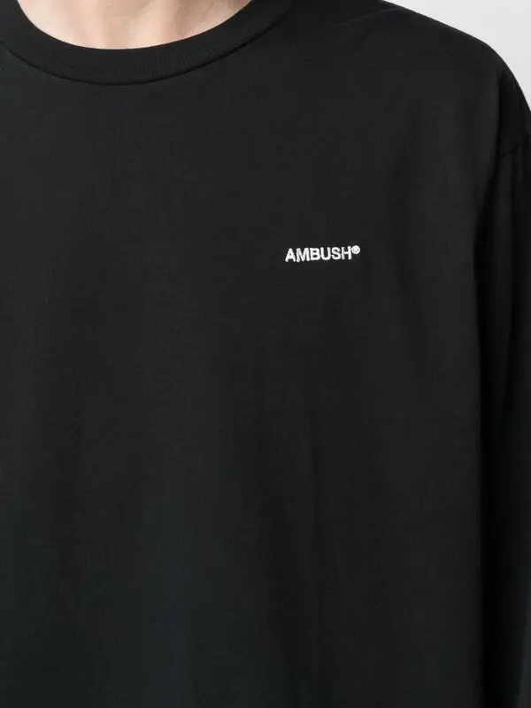 AMBUSH Logo-print Long-sleeved T-shirt