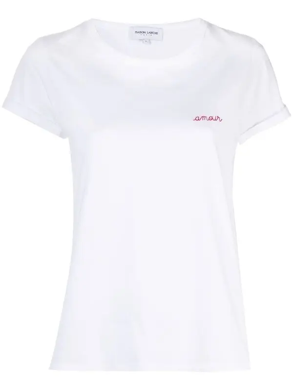 Maison Labiche Amour" Embroidered T-shirt