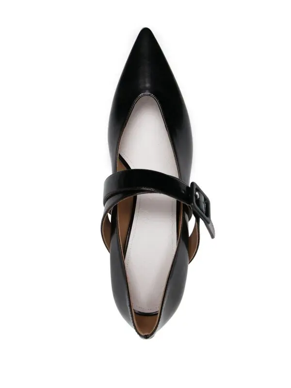 MAISON MARGIELA Crossover-strap Leather Pumps