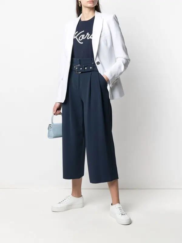 Michael Kors Belted Cropped Trousers