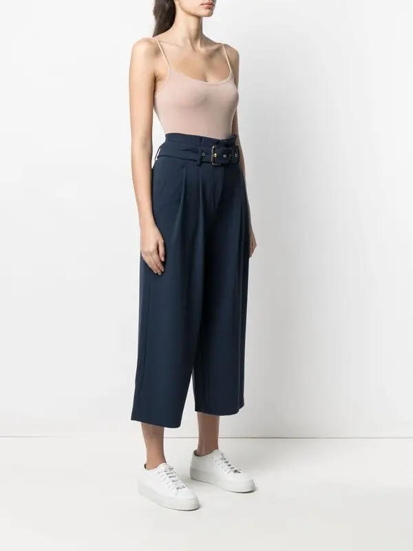 Michael Kors Belted Cropped Trousers