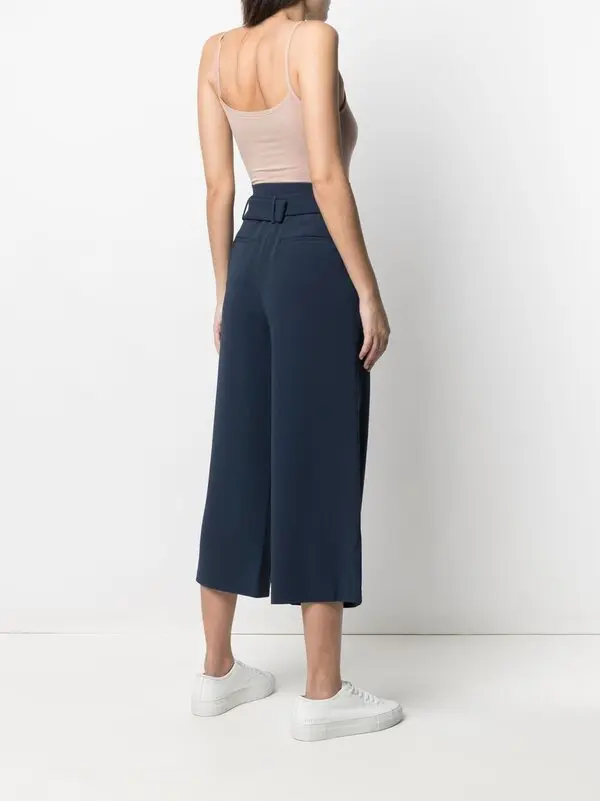 Michael Kors Belted Cropped Trousers