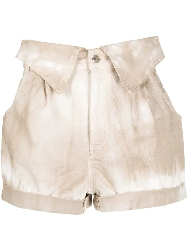 Stella McCartney Tie-dye Denim Shorts