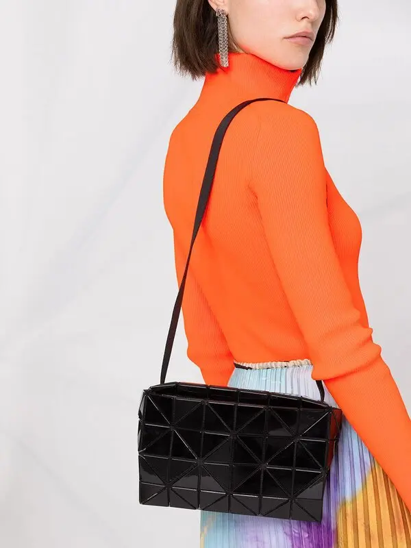 Issey Miyake Carton Crossbody Bag - Black
