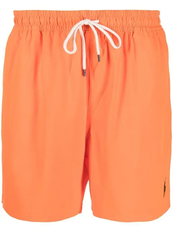 Polo Ralph Lauren Drawstring Swim Shorts - Orange