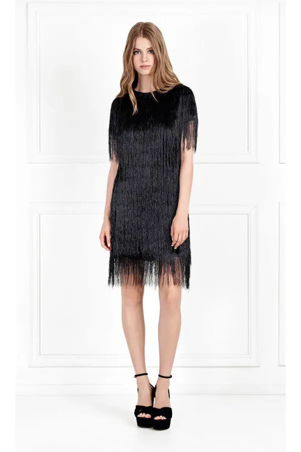 black midi party dress Sonora Midi Dress
