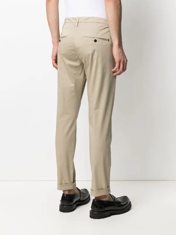 DONDUP Straight-leg Cotton Chinos