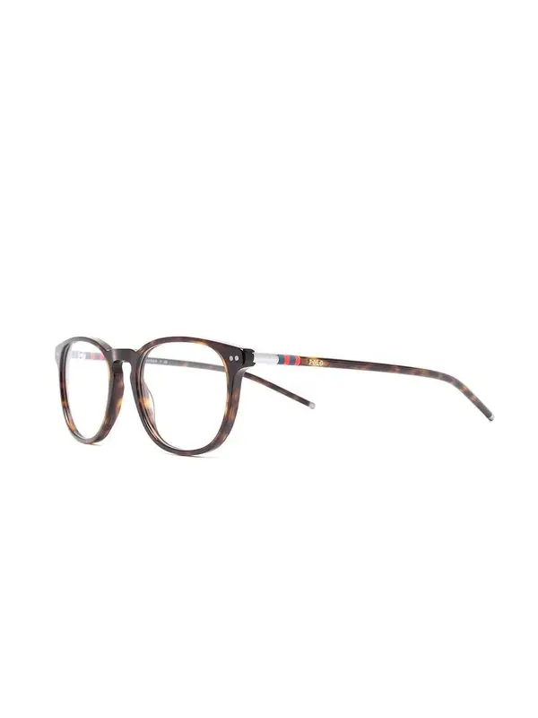POLO RALPH LAUREN EYEWEAR Polo Ralph Lauren Tortoiseshell Round Eyeglasses