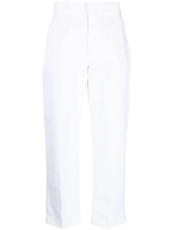 Dickies Cropped Press-crease Trousers