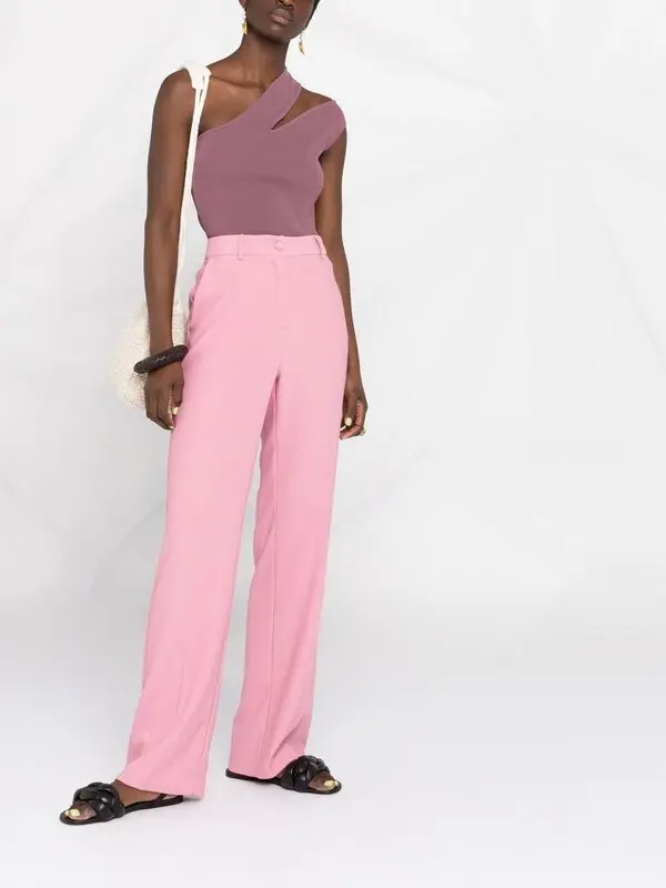 HEBE STUDIO High-waist Tailored Trousers