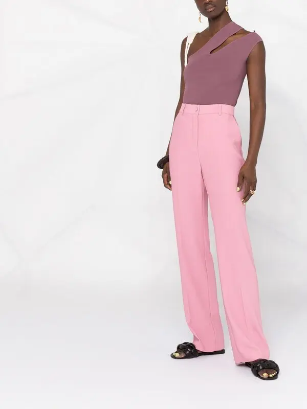 HEBE STUDIO High-waist Tailored Trousers