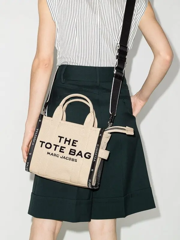 Marc Jacobs Jacquard Small Tote - Neutrals