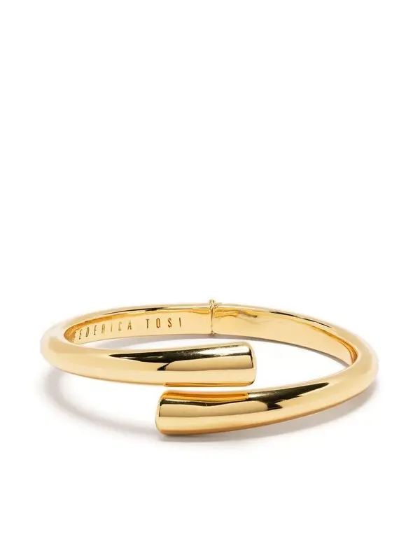 Federica Tosi Curved Bracelet - Gold