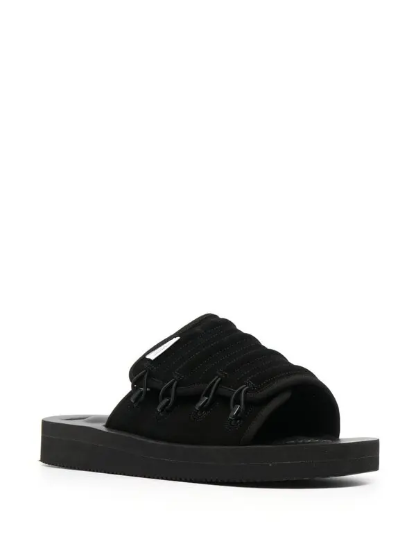 Suicoke Logo Open-toe Slides