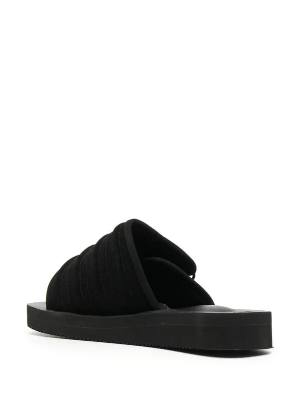 Suicoke Logo Open-toe Slides