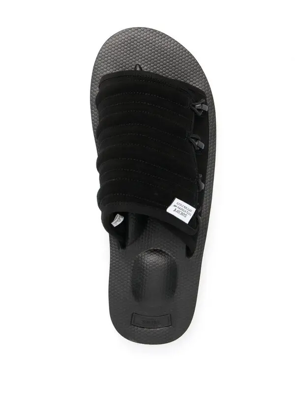 Suicoke Logo Open-toe Slides