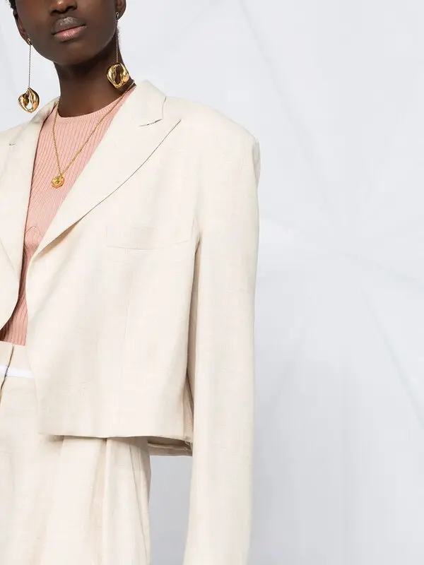 Stella McCartney Peak-lapel Cropped Jacket