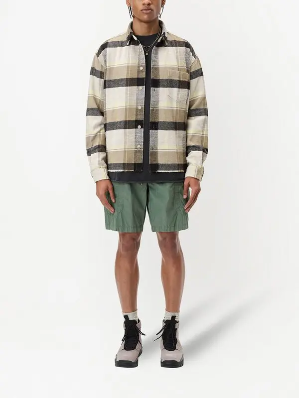 John Elliott Check-print Button-up Shirt