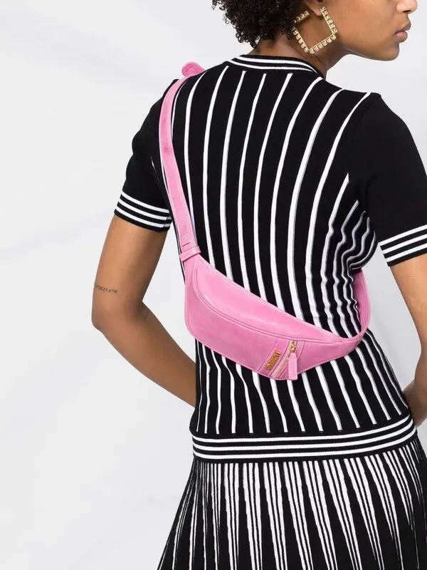 Philipp Plein Intarsia Stripe Short Sleeve Jumper