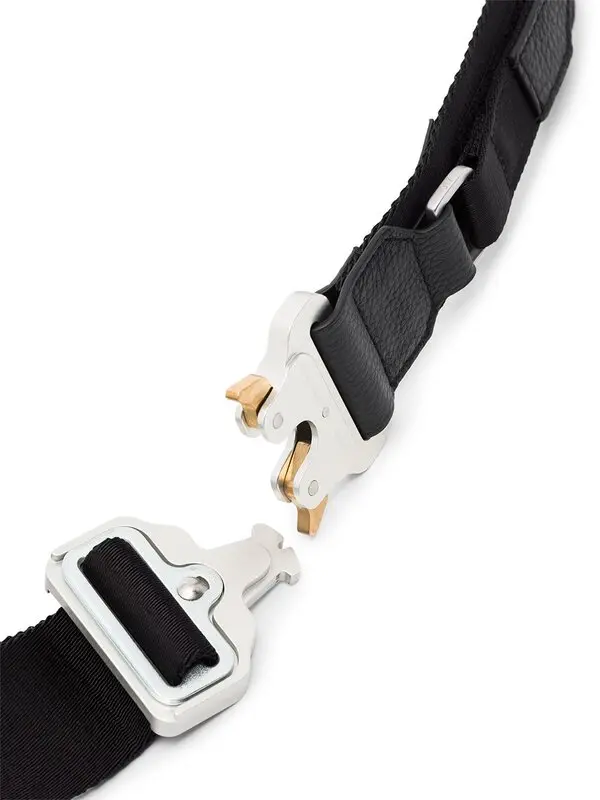1017 Alyx 9sm Classic Rollercoaster Leather Belt In Black - 30