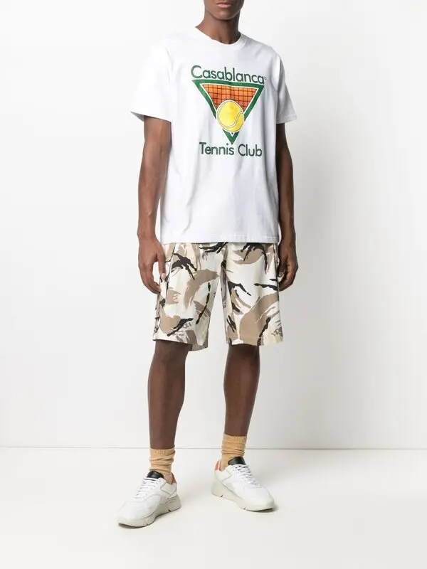 Kenzo Camouflage Cargo Bermuda Shorts