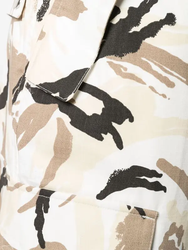 Kenzo Camouflage Cargo Bermuda Shorts