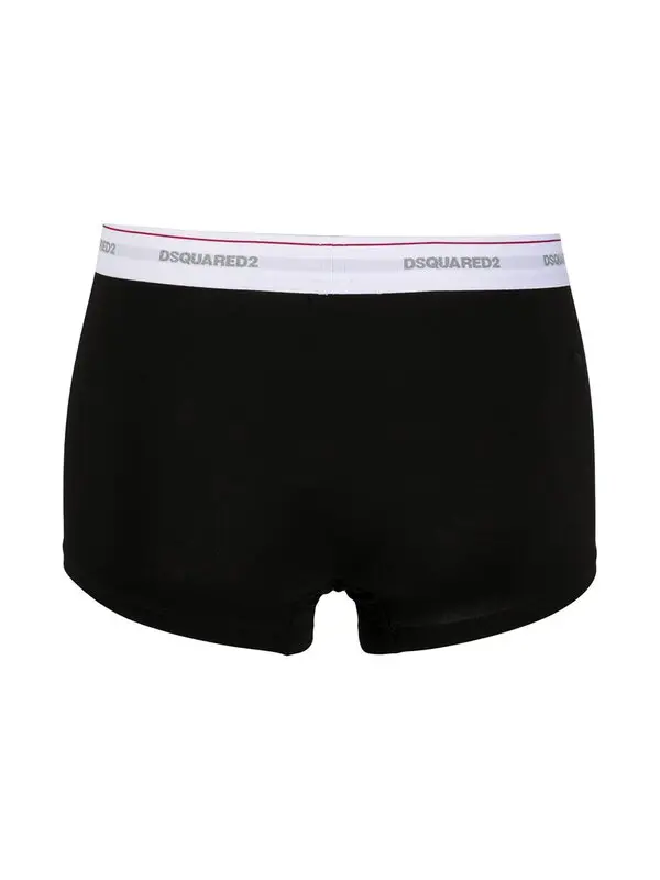 Dsquared2 Three-pack Logo Boxers - Black
