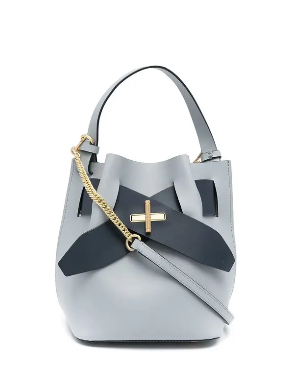 Zac Posen Brigette Belted Bucket Bag In Blue - 30% Off  display picture 2