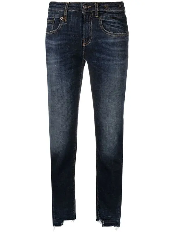 R13 Mid-rise Cropped Jeans
