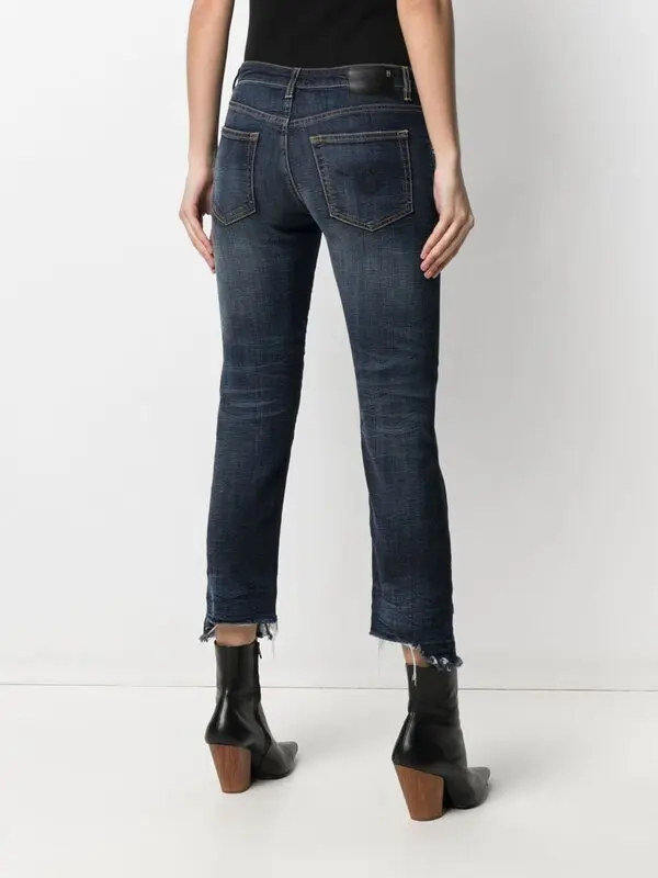 R13 Mid-rise Cropped Jeans