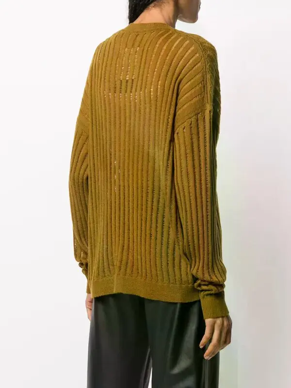 UMA WANG Semi-sheer Cashmere Jumper