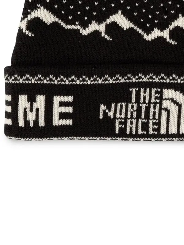 Supreme X The North Face Fold Beanie - Black | Editorialist