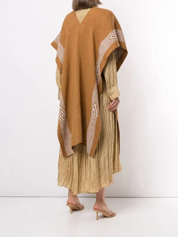 Voz Diamante Poncho - Brown