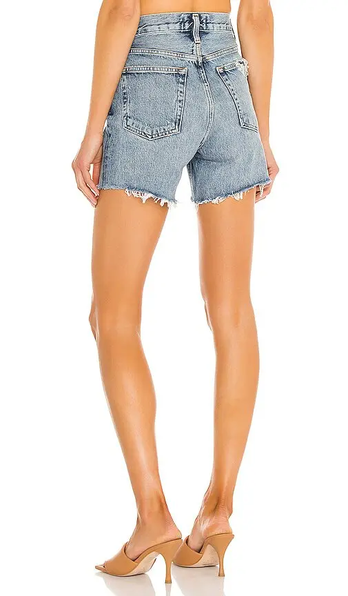AGOLDE Riley Short In Blue