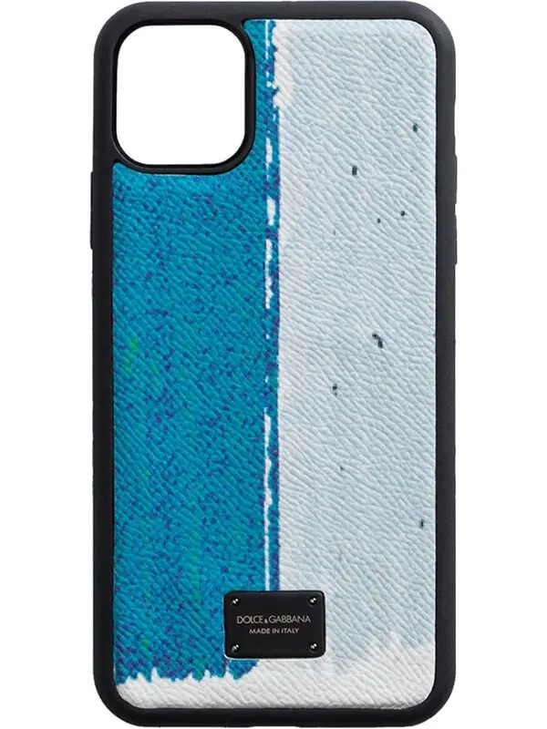 Dolce & Gabbana Snakeskin-effect Iphone 11 Pro Max Case - Blue