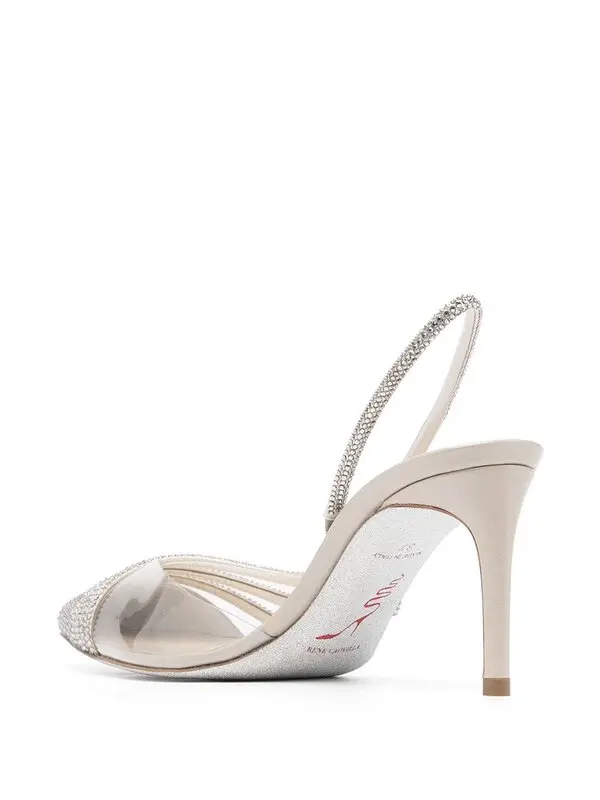 Rene Caovilla Naomi 75mm Slingback Pumps