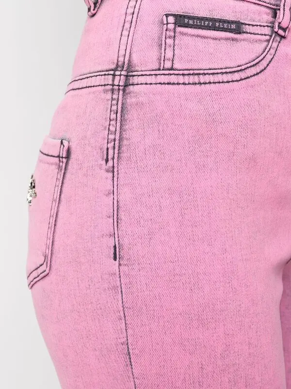 Philipp Plein High-waist Jeggings - Pink