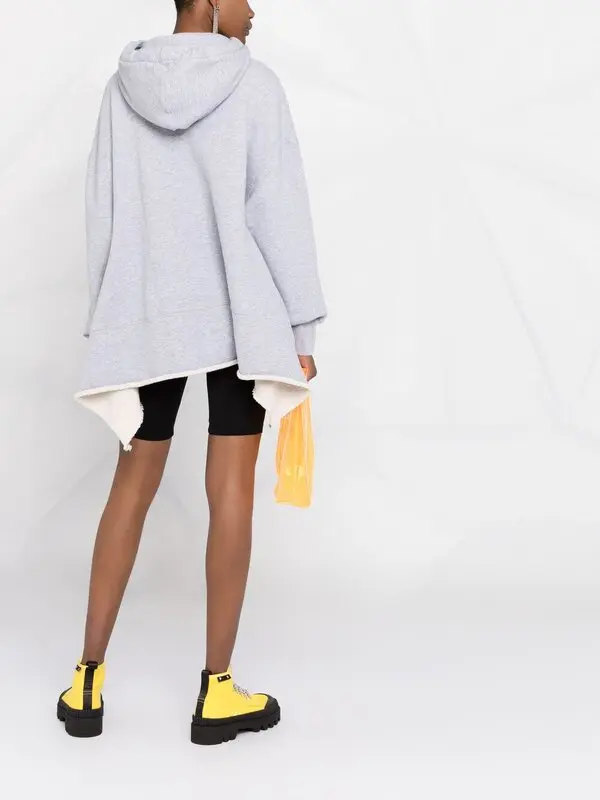 Palm Angels Daisy Logo Drawstring Poncho