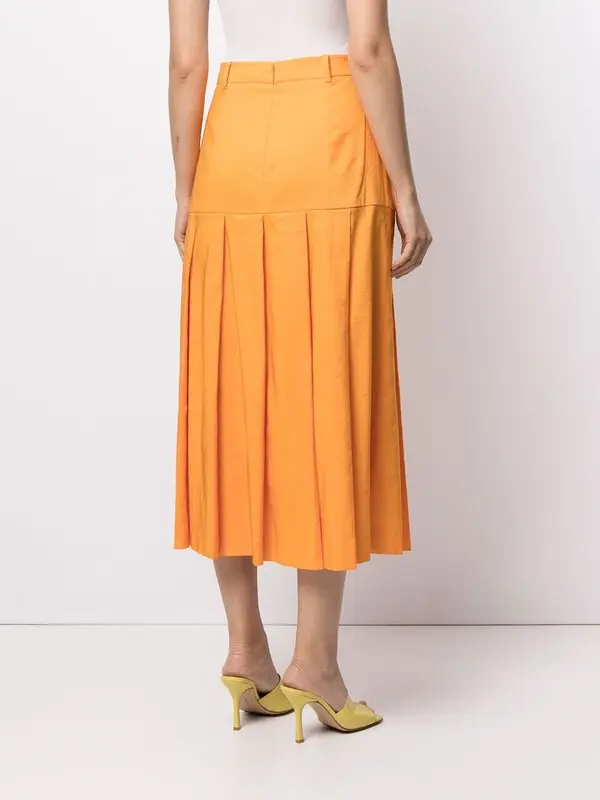 REJINA PYO Button-detailed Midi Skirt