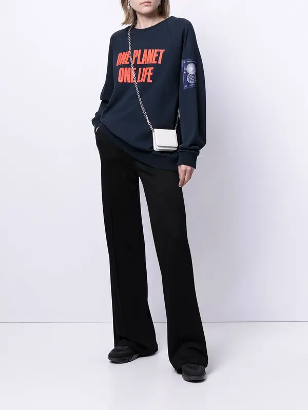 PORTS V One Planet One Life Logo-print Sweatshirt