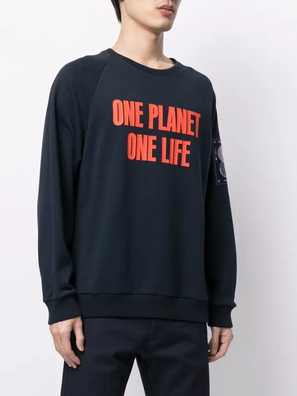 PORTS V One Planet One Life Logo-print Sweatshirt