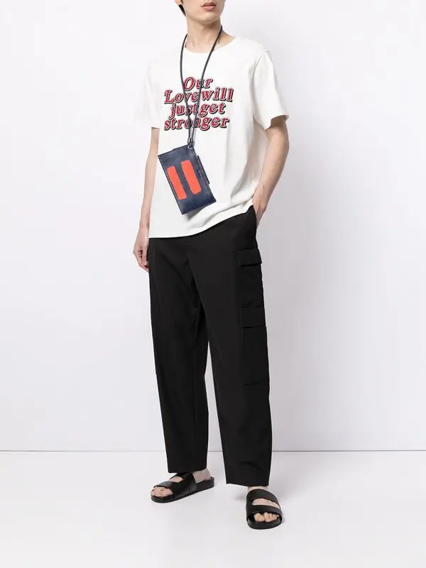 PORTS V Slogan Print T-shirt