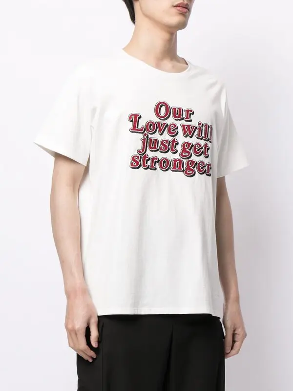 PORTS V Slogan Print T-shirt