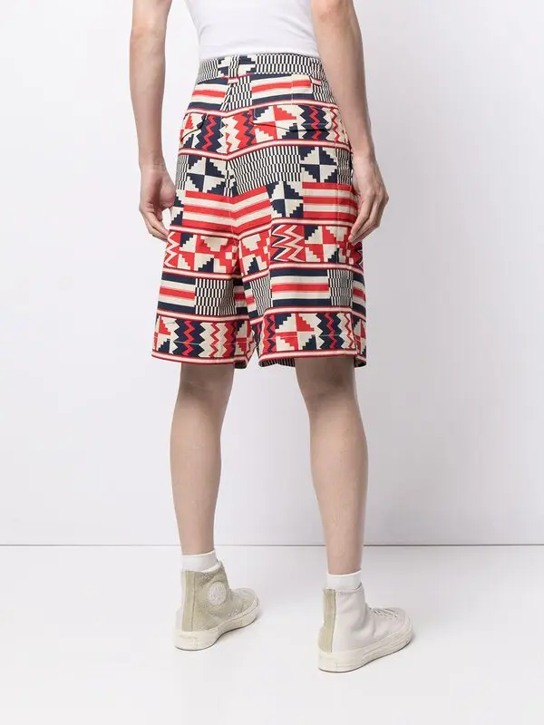 PORTS V Geometric-print Shorts