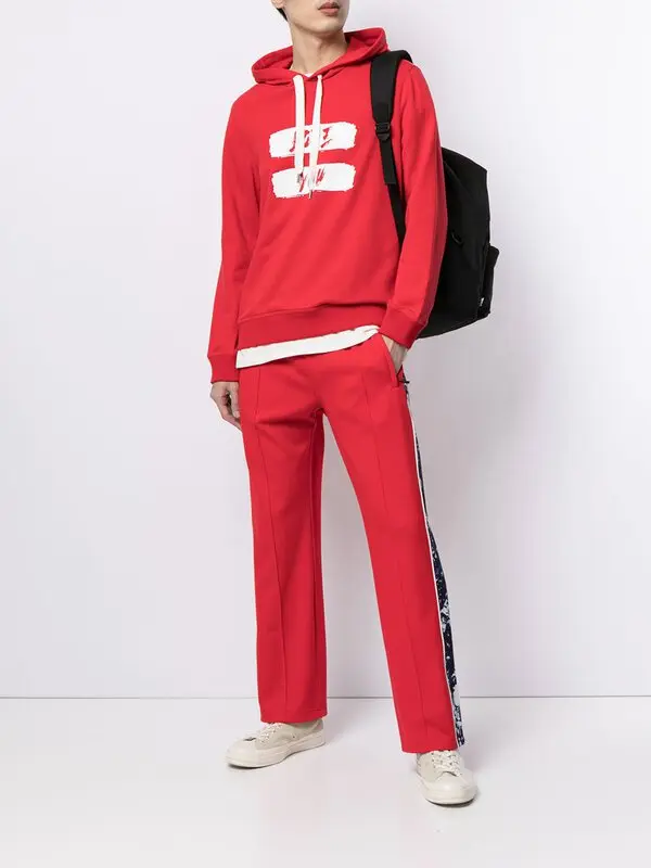 PORTS V Side Stripe-detail Track Pants