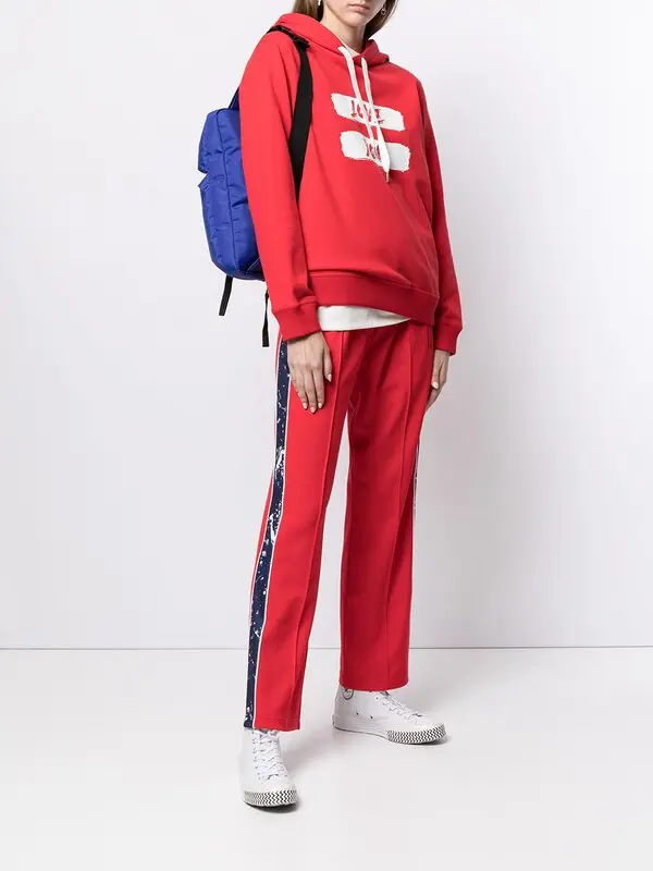 PORTS V Side Stripe-detail Track Pants